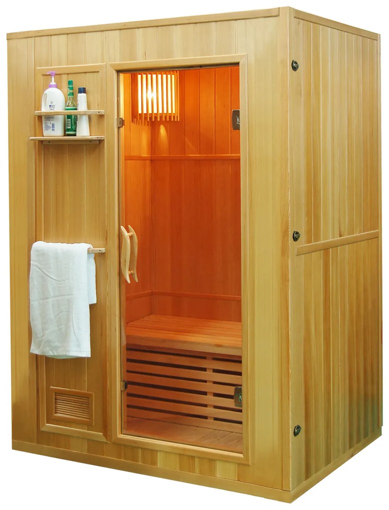 M-Spa - HARVIA - Suchá sauna so saunovou pecou pre 3 osoby, 154 x 110 x 192cm