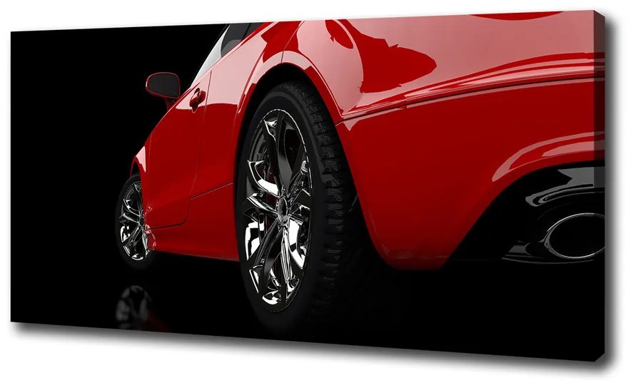 Wallmuralia Foto obraz na plátně Červené auto 100x50 cm