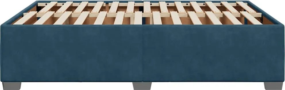 Rám postele modrý 140 x 190 cm samet 3284635
