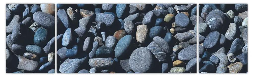Obraz plážových oblázků (170x50 cm)