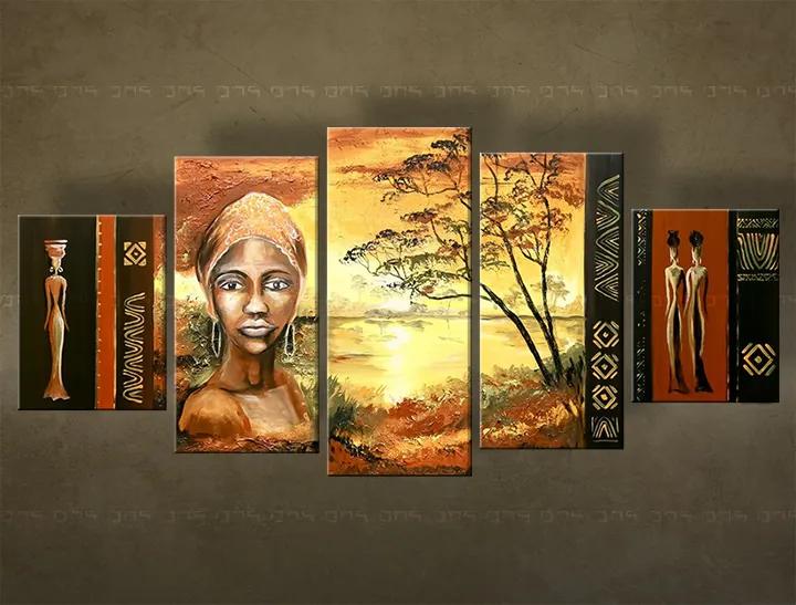 Ručně malovaný obraz na zeď AFRIKA FB414E5