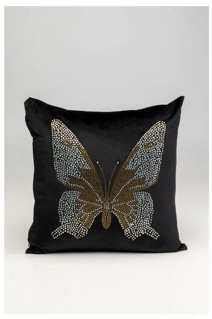KARE DESIGN Sada 2 ks Dekorativní polštář Diamond Butterfly 45x45 cm 45 × 45 × 8 cm