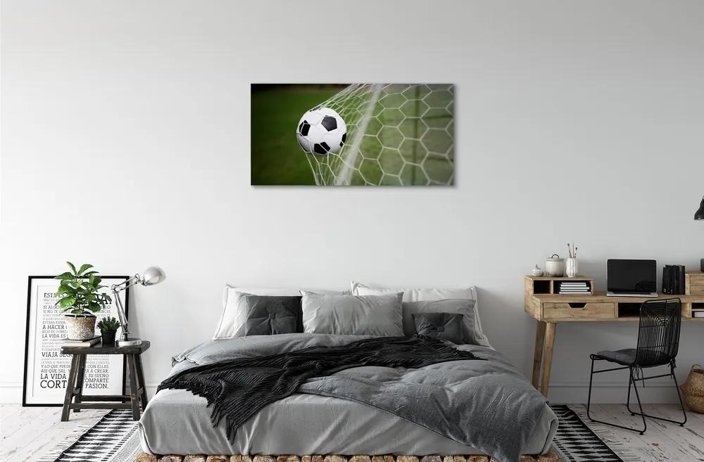 Obraz na skle Fotbal 125x50 cm