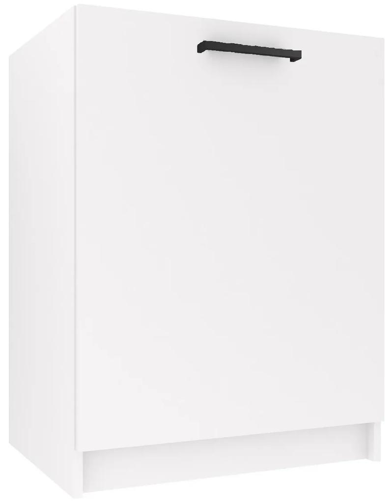 Kuchyňská skříňka Belini dřezová 60 cm bílý mat bez pracovní desky  TOR SDZ60/0/WT/WT/0/B1