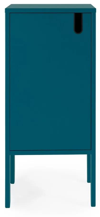 Petrolejově modrá skříňka Tenzo Uno, šířka 40 cm