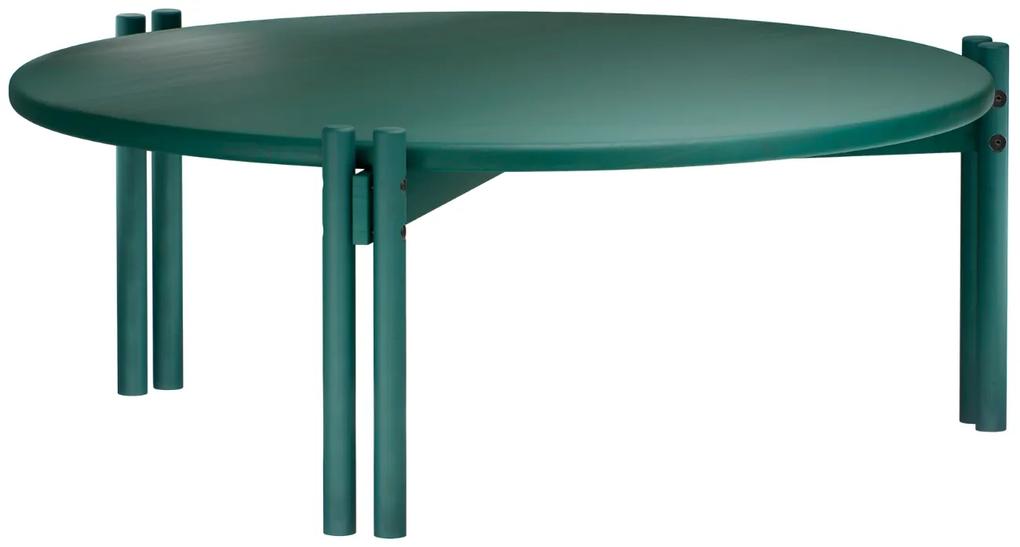 OnaDnes -20% Zelený dřevěný konferenční stolek Karup Design Sticks 80 cm