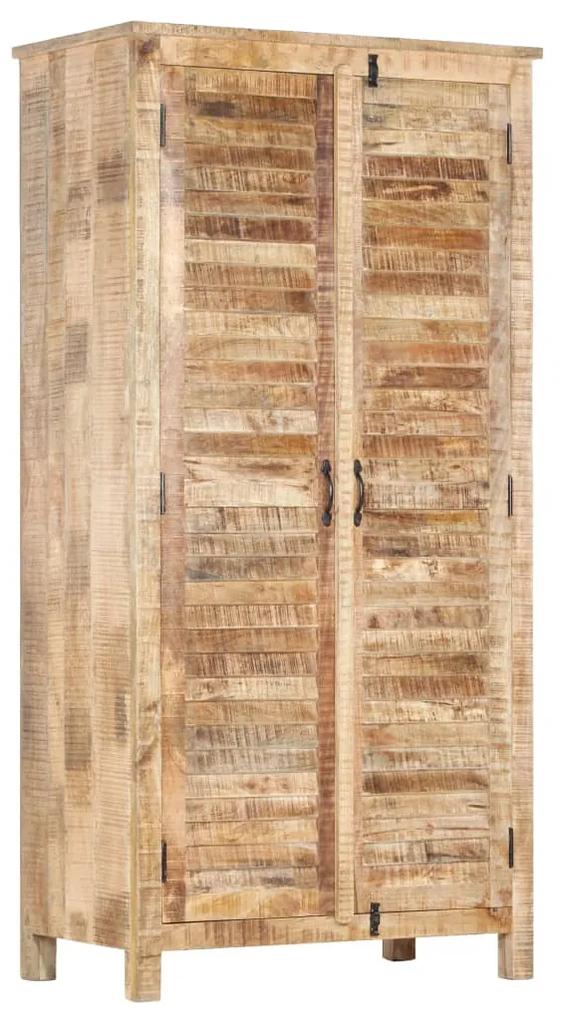 287481 vidaXL Šatní skříň 90 x 50 x 180 cm masivní mangovníkové dřevo