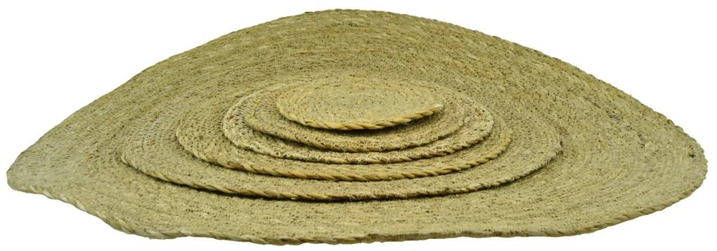 Vingo Kulatý koberec z mořské trávy - slabý Rozměry (cm): průměr 90