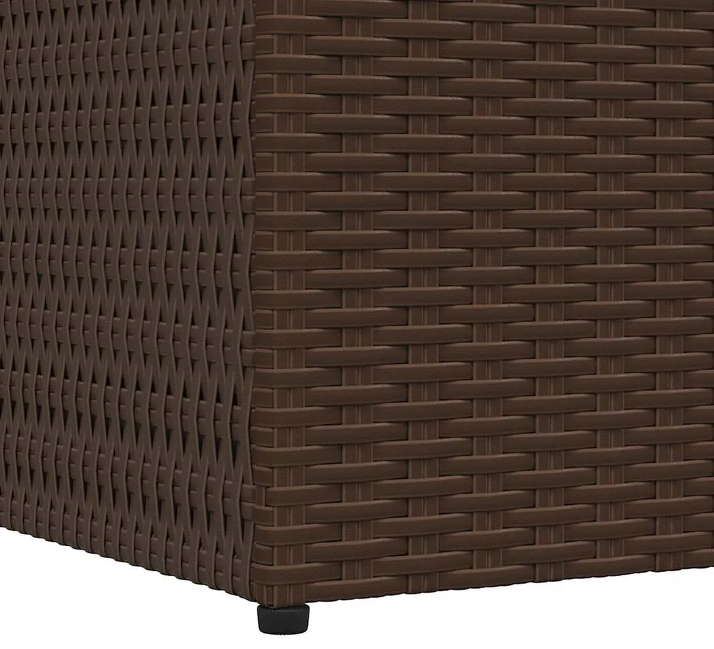 vidaXL Marketos Zahradní úložný box hnědý 150 x 100 x 100 cm polyratan
