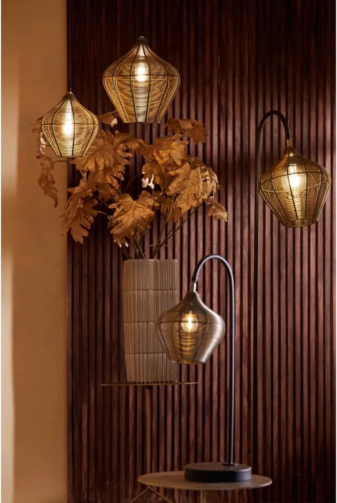 Kovové závěsné svítidlo v bronzové barvě ø 27 cm Alvaro – Light & Living