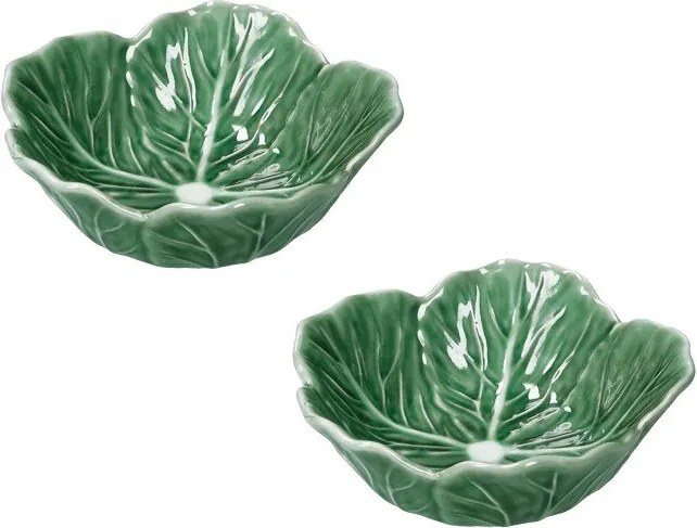 Zelené porcelánové servírovací misky v sadě 2 ks 500 ml Vegan – Brandani
