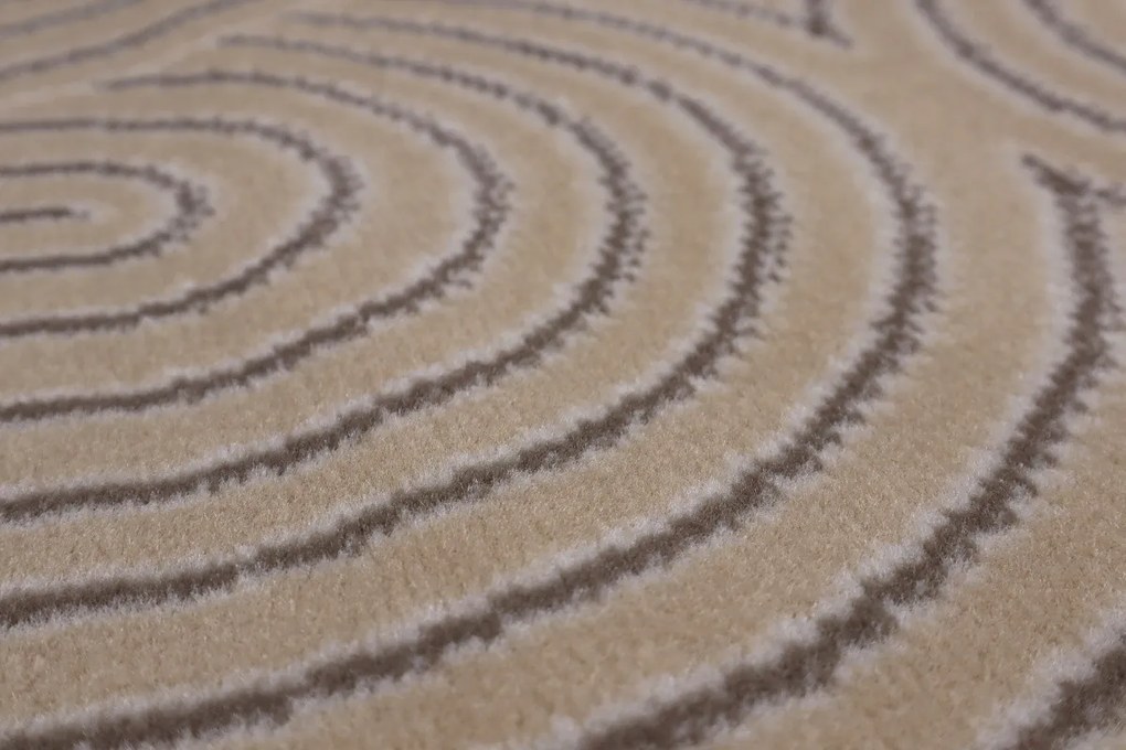 Alfa Carpets, Kusový koberec Thumbs ivory, 80x150, béžová, ložnice