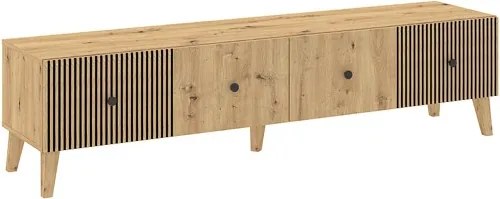 TV stolek Laranga, dub artisan / černá