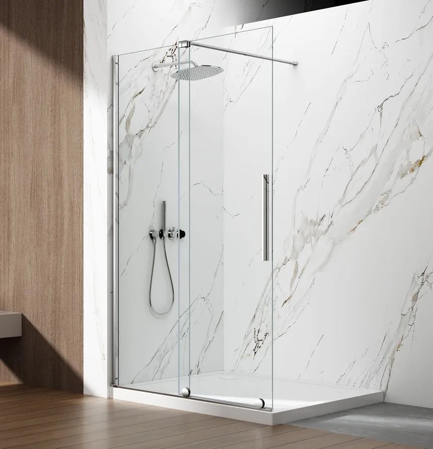 Gelco Spirit sprchové dveře do niky 100 x 200 cm posuvné chrom čiré sklo GI1010