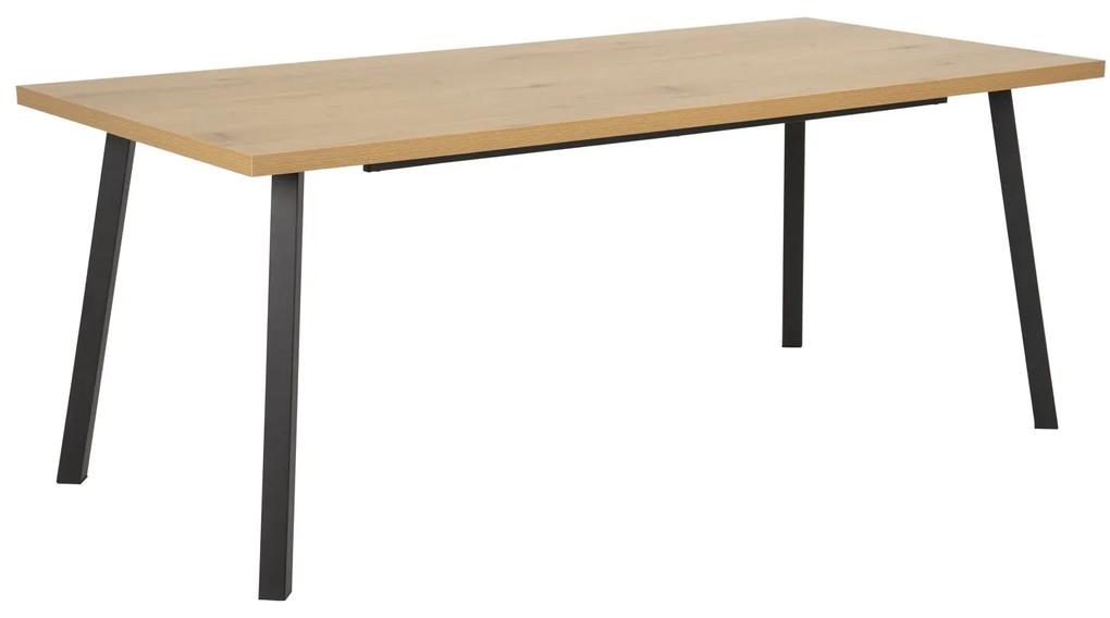 Stół do jadalni Czarne nóżki Drewniany SONDIE 180cm