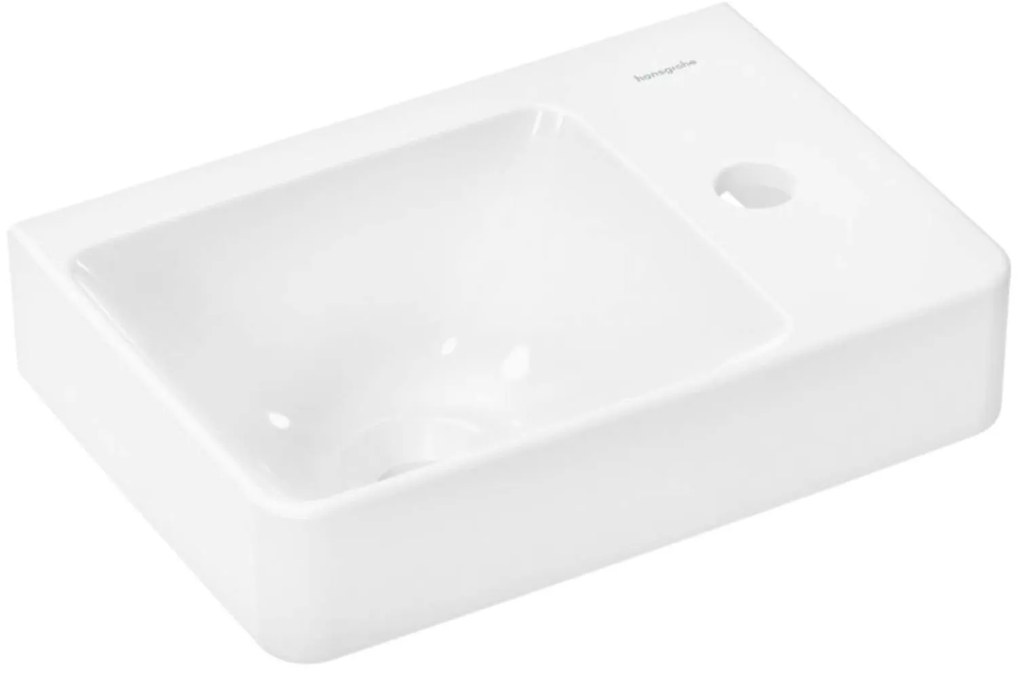 Hansgrohe Xelu Q - Umývátko, 36x25 cm, bez přepadu, otvor pro baterii, bílá 60314450