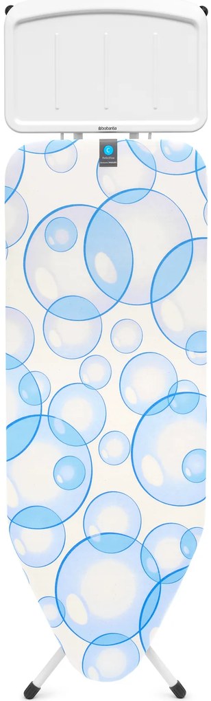 Brabantia Žehlicí prkno Bubbles potah PerfectFlow plocha pro parní jednotky 124x45cm