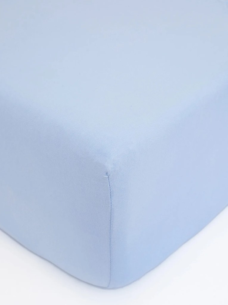 MK Lůžkoviny Jersey prostěradlo Classic 120 x 200 cm – světle modrá
