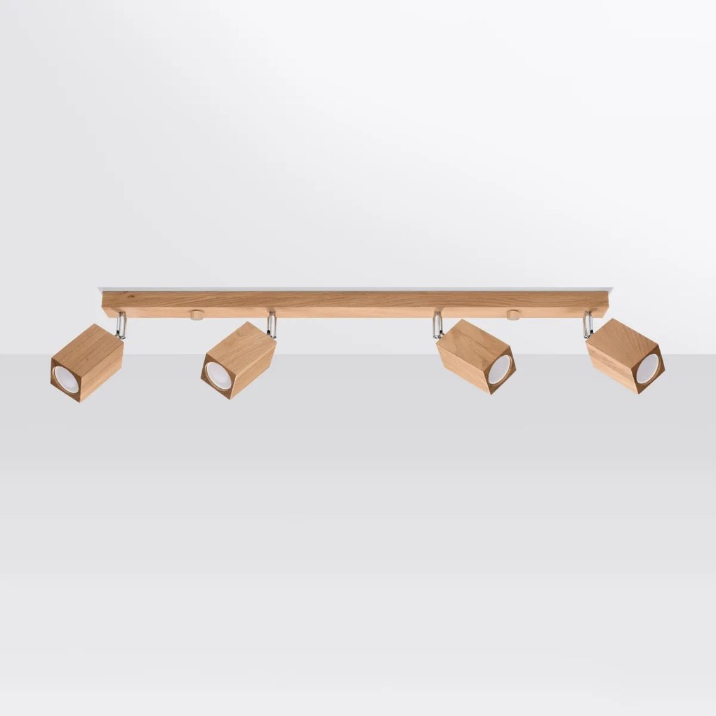 Sollux Lighting Stropní svítidlo KEKE 4 dub