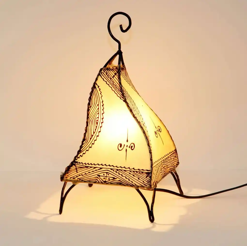 Orientální henna lampa Fatuta bílá | BIANO