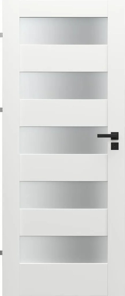 Porta doors Interiérové dveře rámové, 70 L, 70 × 197 cm, fólie, levé, bílé, prosklené