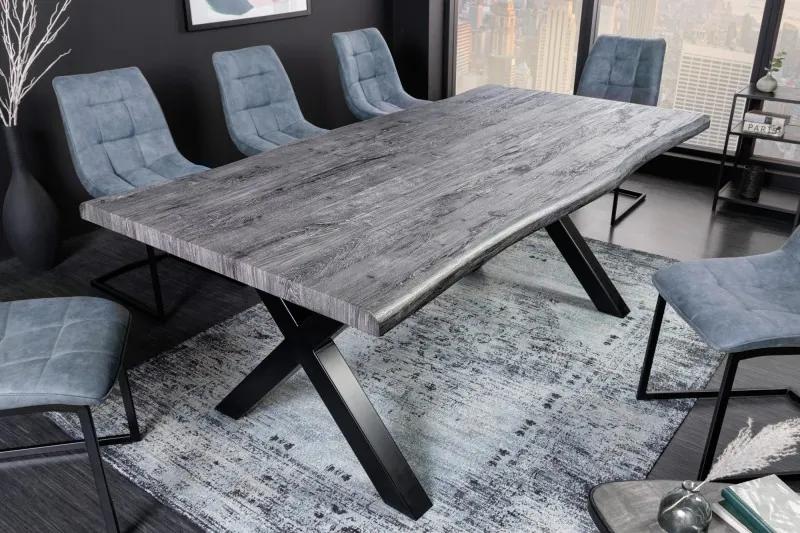 Jídelní stůl Wild 160cm šedý lipový divoký dub/ 42280
