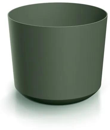 PROSPERPLAST Květináč - TUBO Průměr: 14,8 cm, Barva: platinová