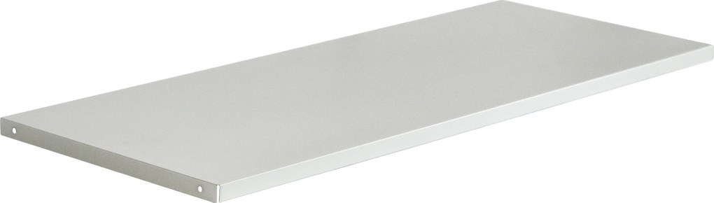 Kovová police do kancelářské skříně, šedá, 900x20x360 mm