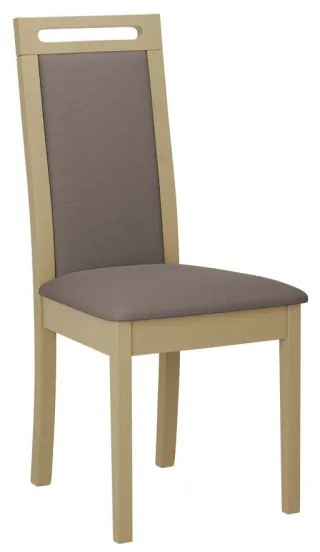 Čalouněná jídelní židle Heven VI, Barva dřeva: černý, Potah: Hygge D20
