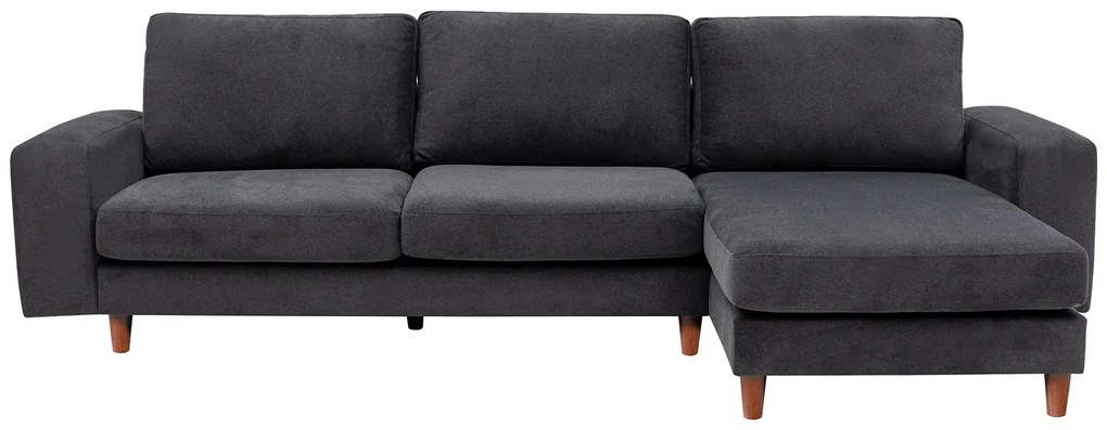 Hanah Home Rohová pohovka BERLIN pravá antracitová