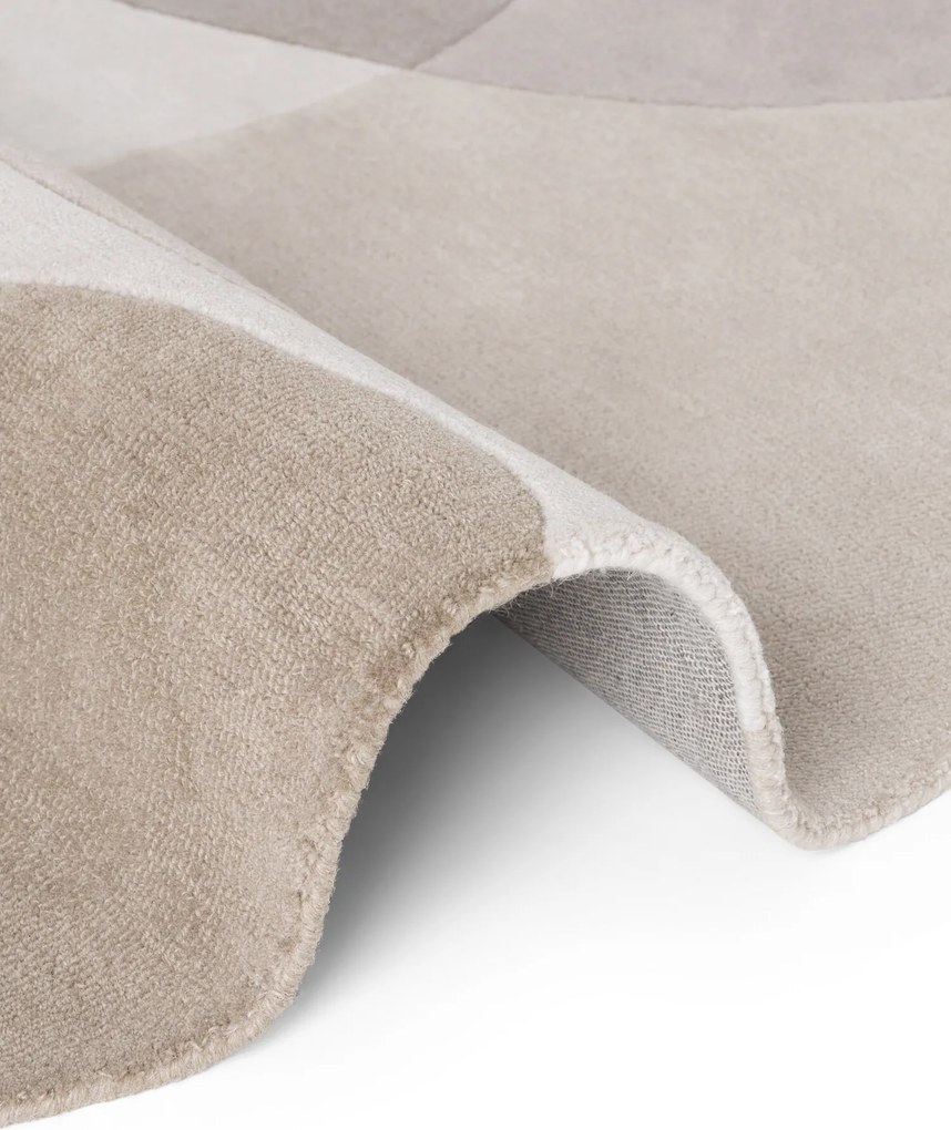 Ted Baker, Kusový koberec Ted Baker Hackney 106355 Beige kruh, 200x200, béžová, dětský pokoj