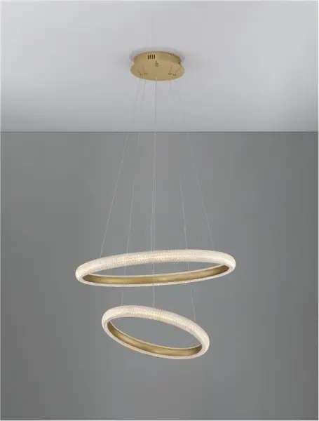 LED lustr Medora 59 zlaté