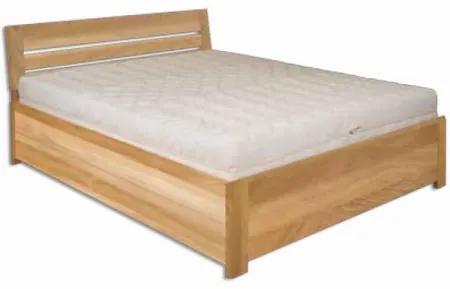 ImportWorld Dřevěná postel 200x200 Poppy masivní dub ET295 (Barva dřeva: Dub bělený)