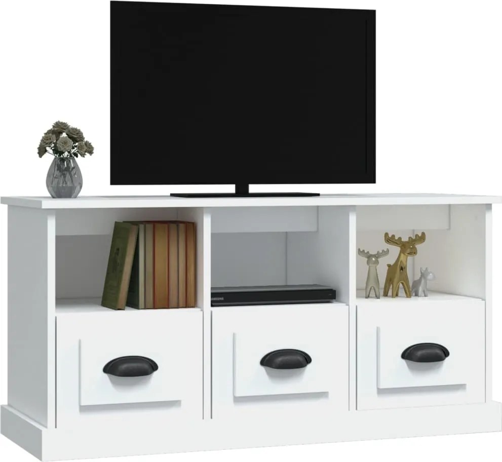 vidaXL TV skříňka 100 x 35 x 50 cm kompozitní dřevo [816288] Barva: hnědý dub