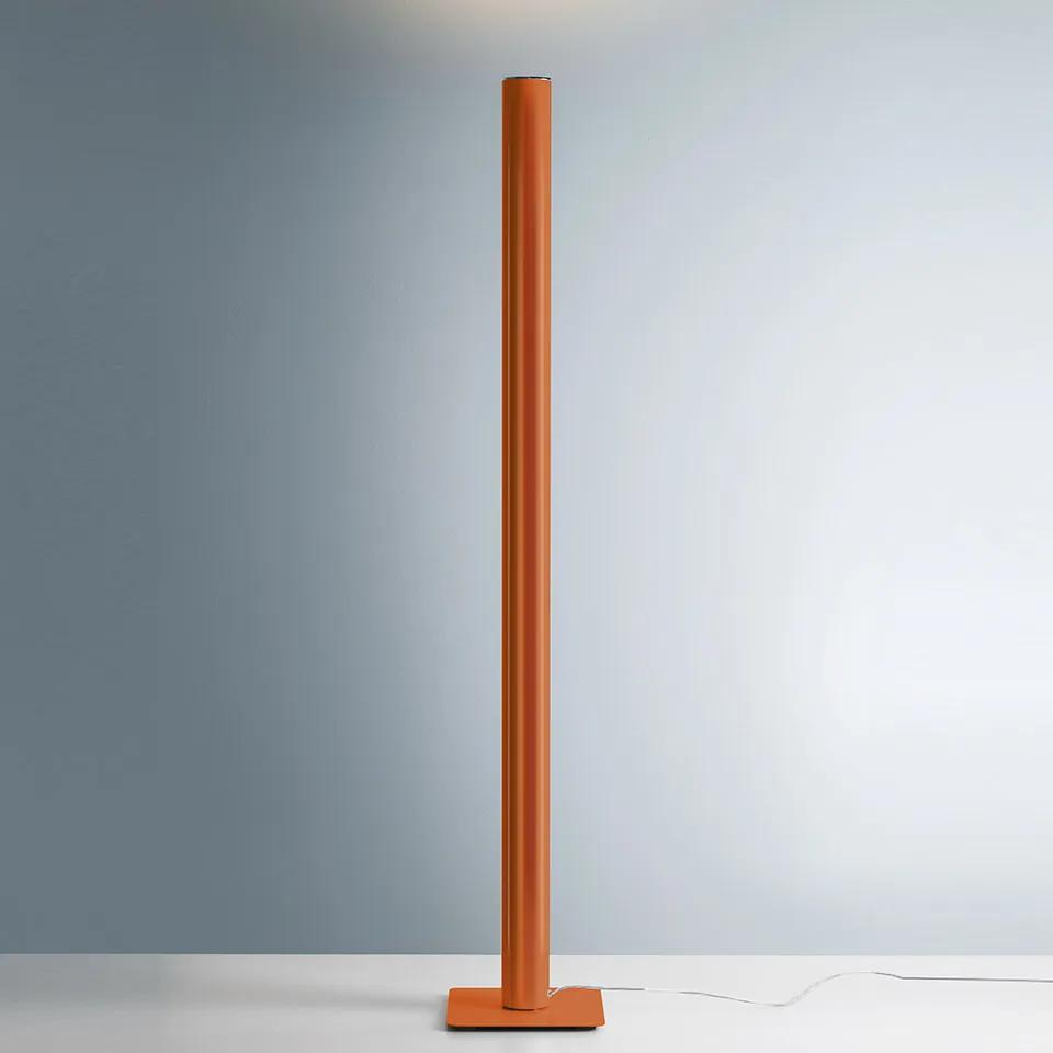 Artemide 1640060A Ilio, oranžová stojací lampa pro nepřímé osvětlení, 39W LED 3000K, 175cm