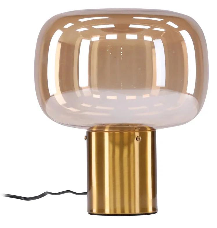Stolní lampa Rhone, zlatá