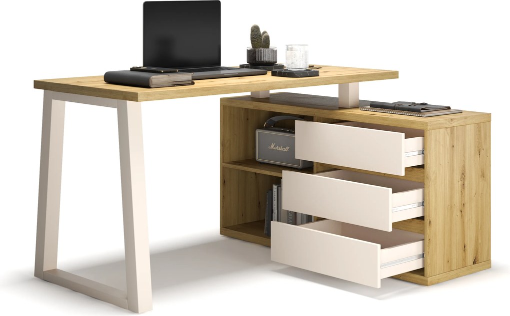 ADRK Furniture Rohový stůl IWO II ADRK-DE-IWO-II-ART-K