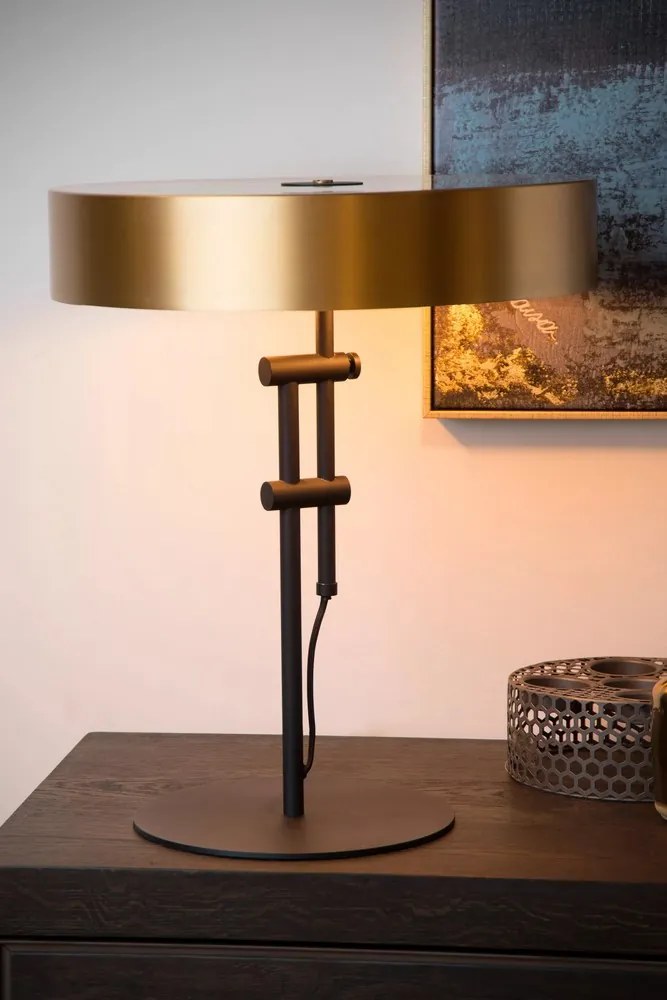 LUCIDE Stolní lampa GIADA  průměr 40 cm - 2xE27 - Brass