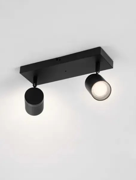 LED černé moderní stropní svítidlo Alma