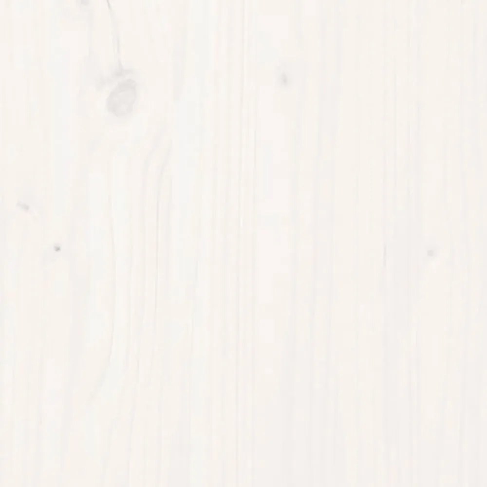 Petromila Nástěnné skříňky 2 ks bílé 80 x 30 x 30 cm masivní borové dřevo