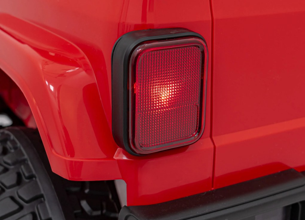 Ramiz Terénní autíčko OFF-ROAD 3.0 pro děti červené + dálkové ovládání + plynulý start + pásy + audio LED