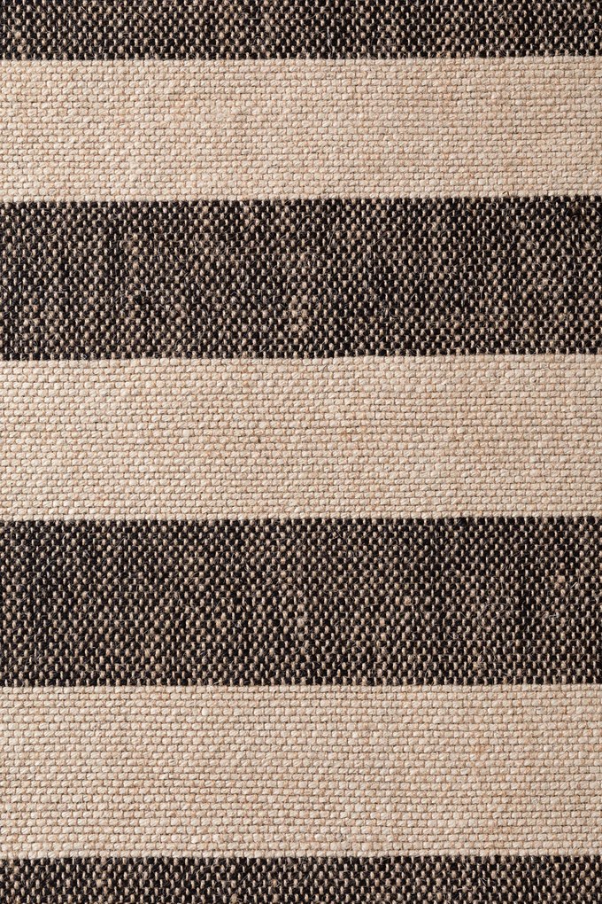 Hanse Home, Běhoun Handloom 106334 Playa White Black, 80x300, černobílá, chodba / předsíň