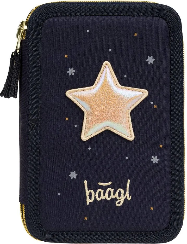 BAAGL - třípatrový školní penál Unicorn Gold