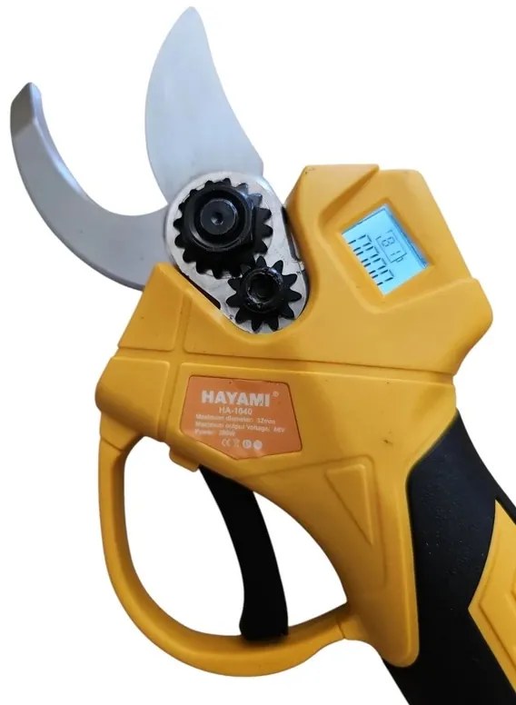 Akumulátorové zahradní nůžky HAYAMI HA-1040 + kufřík + 2 baterie