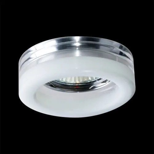 DOWNLIGHT 1xGU10/50W, Chróm, Křišťál