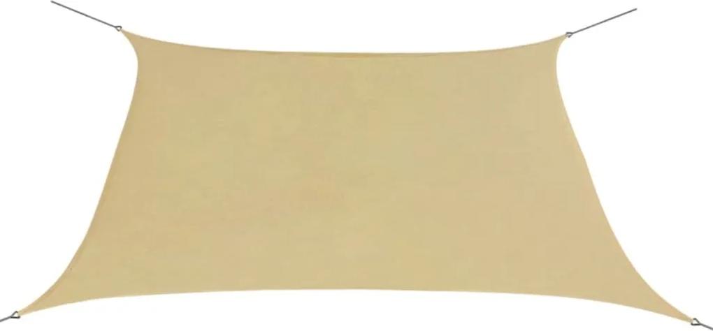 vidaXL Stínící plachta oxfordská látka čtvercová 3,6 x 3,6 m [42302] Barva: Béžová