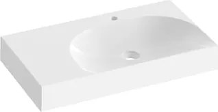 Ravak Lite umyvadlo 80x45 cm otvor pro baterii, bez přepadu XJXL1280001