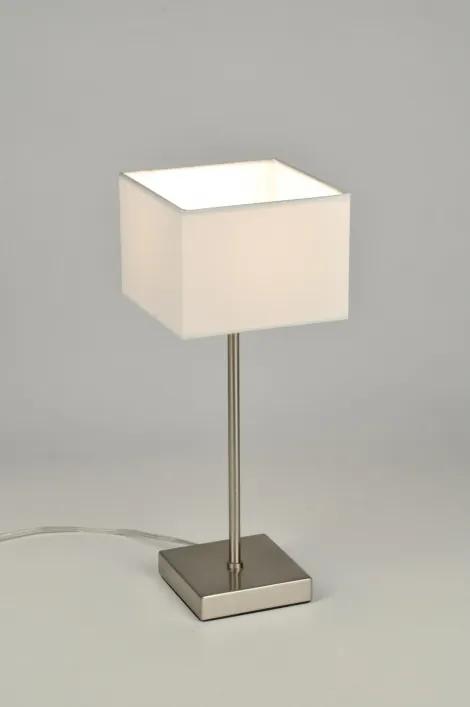 Stolní designová bílá lampa Katwijk White