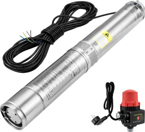 ponorné čerpadlo do hlubokých studní, 550 W 230 V/50 Hz, 50 l/min. 89 m hlava, 20 m