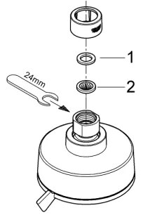 GROHE 27591001 - Hlavová sprcha TEMPESTA COSMOPOLITAN 100 100 mm lesklý chrom
